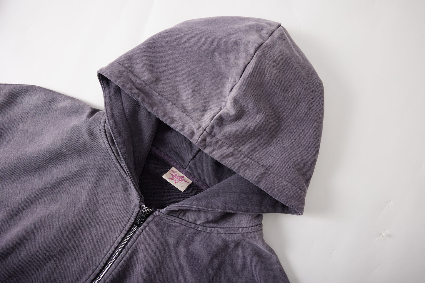 CRYSTAL CACTUS ZIP HOODIE - VINTAGE BLACK – AZVA
