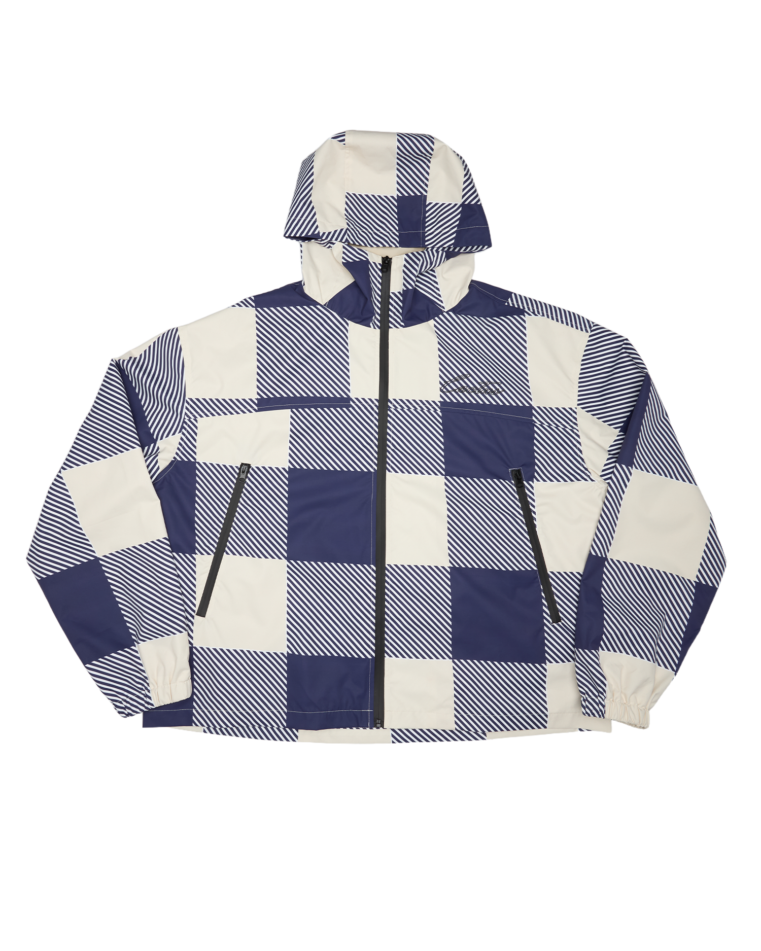 CHECKERED WINDBREAKER – AZVA